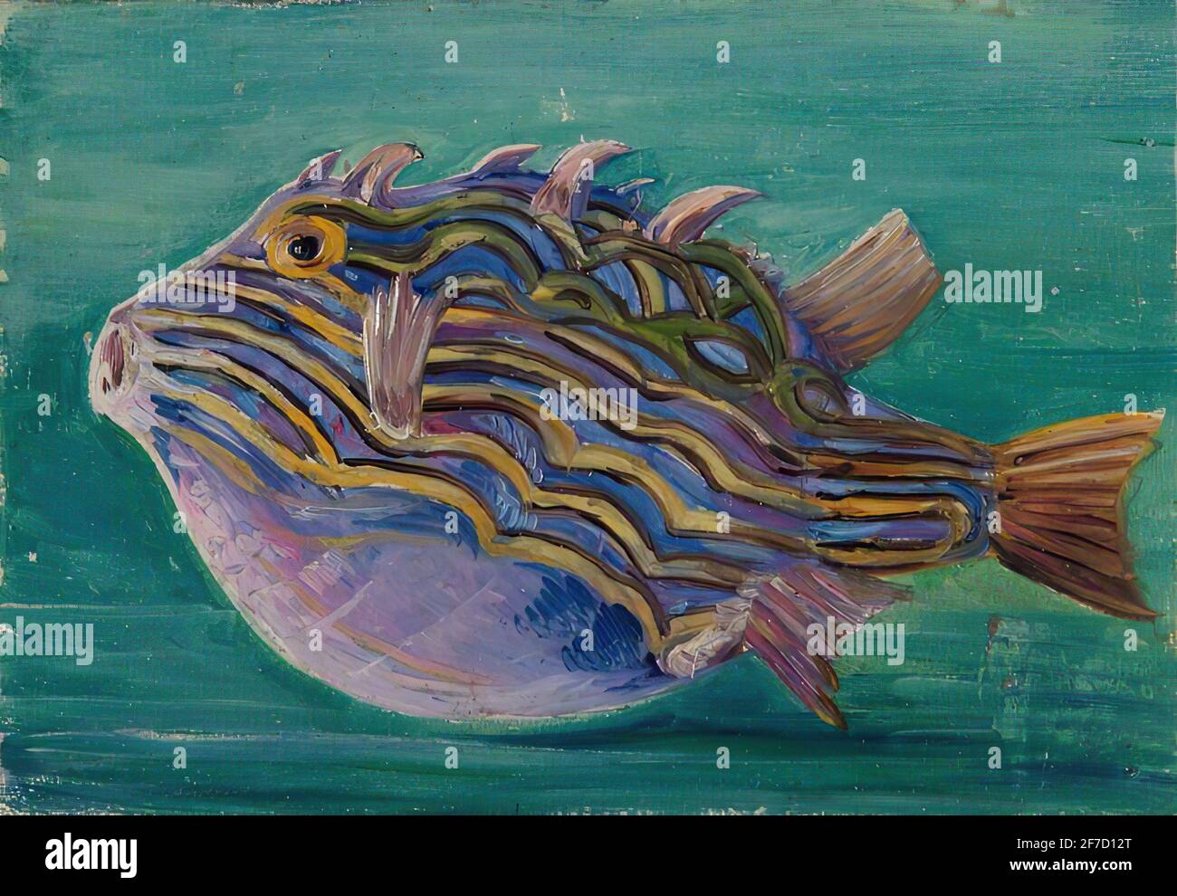 John William North - Exotic Fish 1880 Stock Photo - Alamy