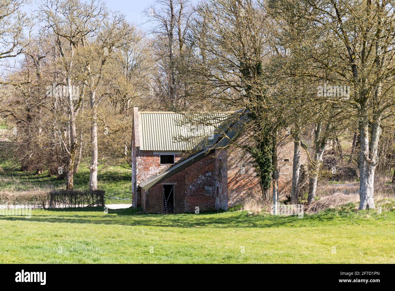 The Bell Inn in the deserted village of Imber which now serves as the ...