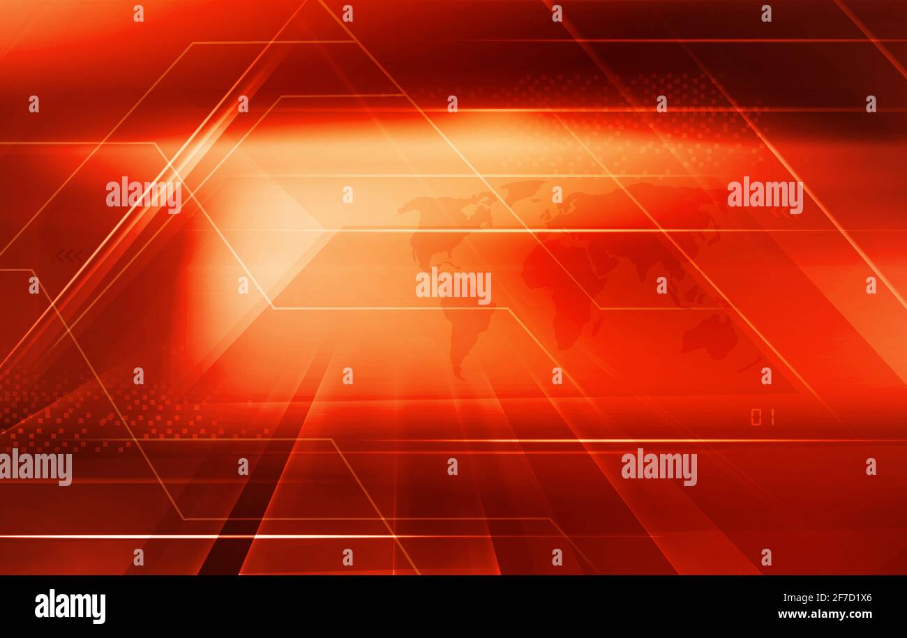 Graphical red theme digital background with highlighted arrows and ...