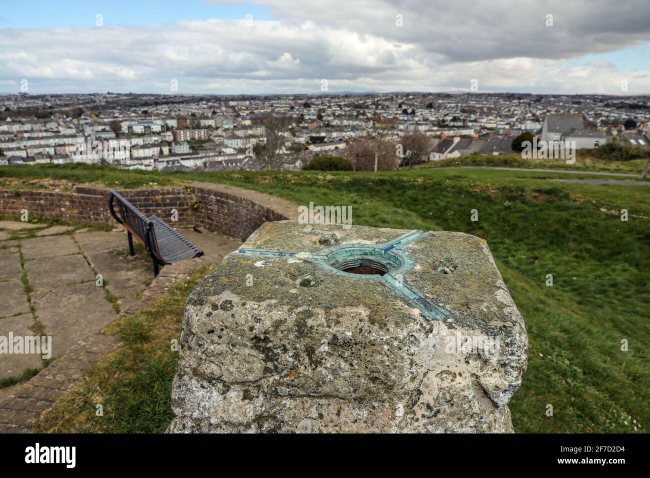 A Triangulation Station at Mount Pleasant Redoubt or Blockhouse Park ...
