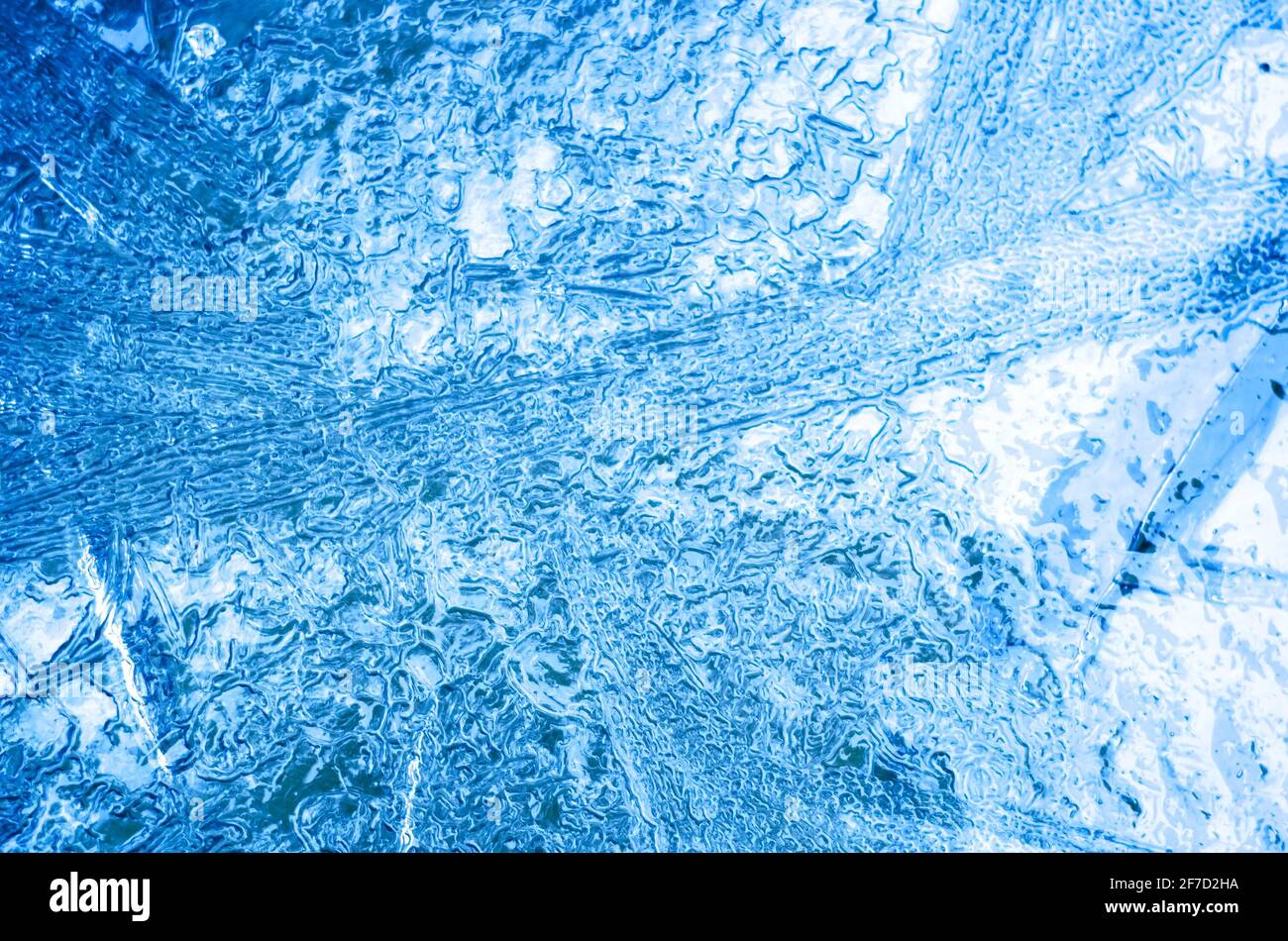 abstract winter background of frozen water Stock Photo - Alamy