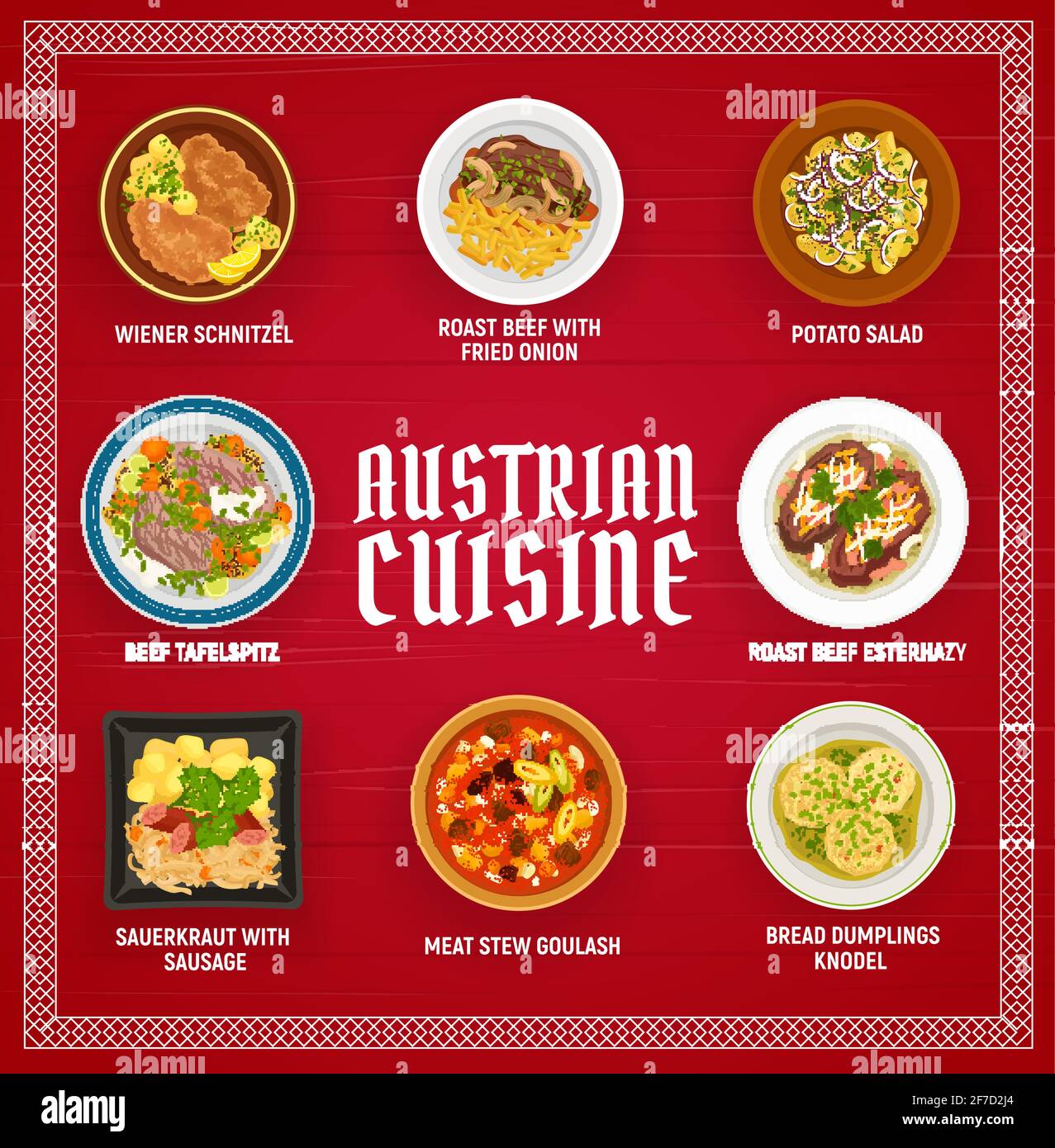 Wiener schnitzel austria Stock Vector Images - Alamy