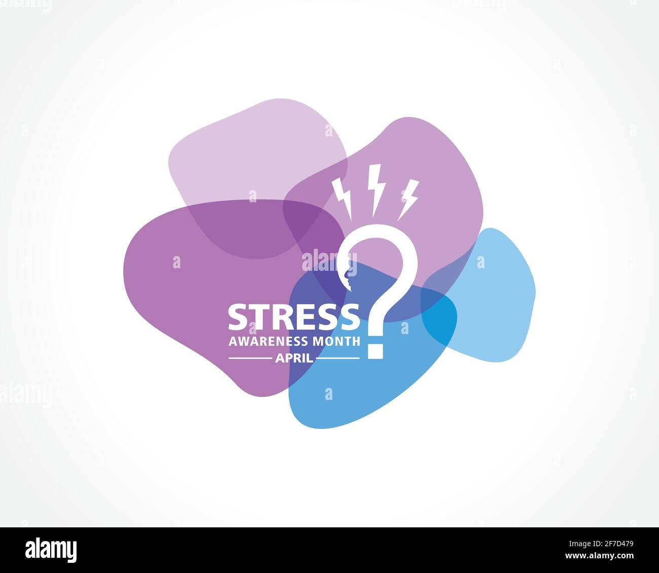 Vector Illustration of Stress Awareness Month observed in April every ...