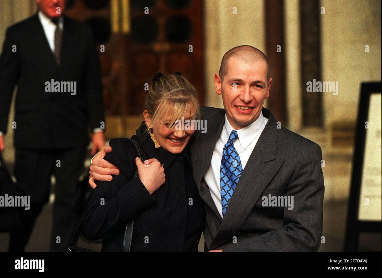 Graham Pearson outside the high court February 1998With his wife ...