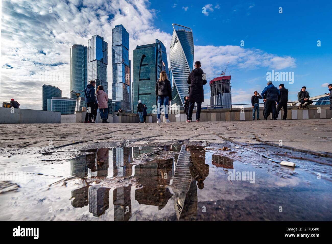 Russia, Moscow. The Moscow International Business Center 'Moscow-City ...