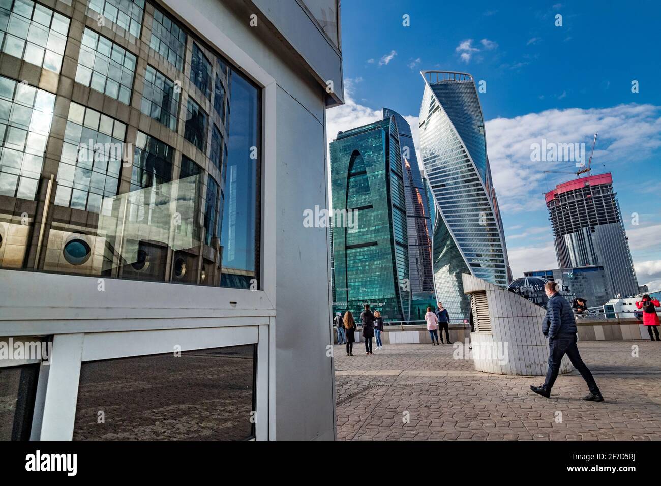 Russia, Moscow. The Moscow International Business Center 'Moscow-City ...