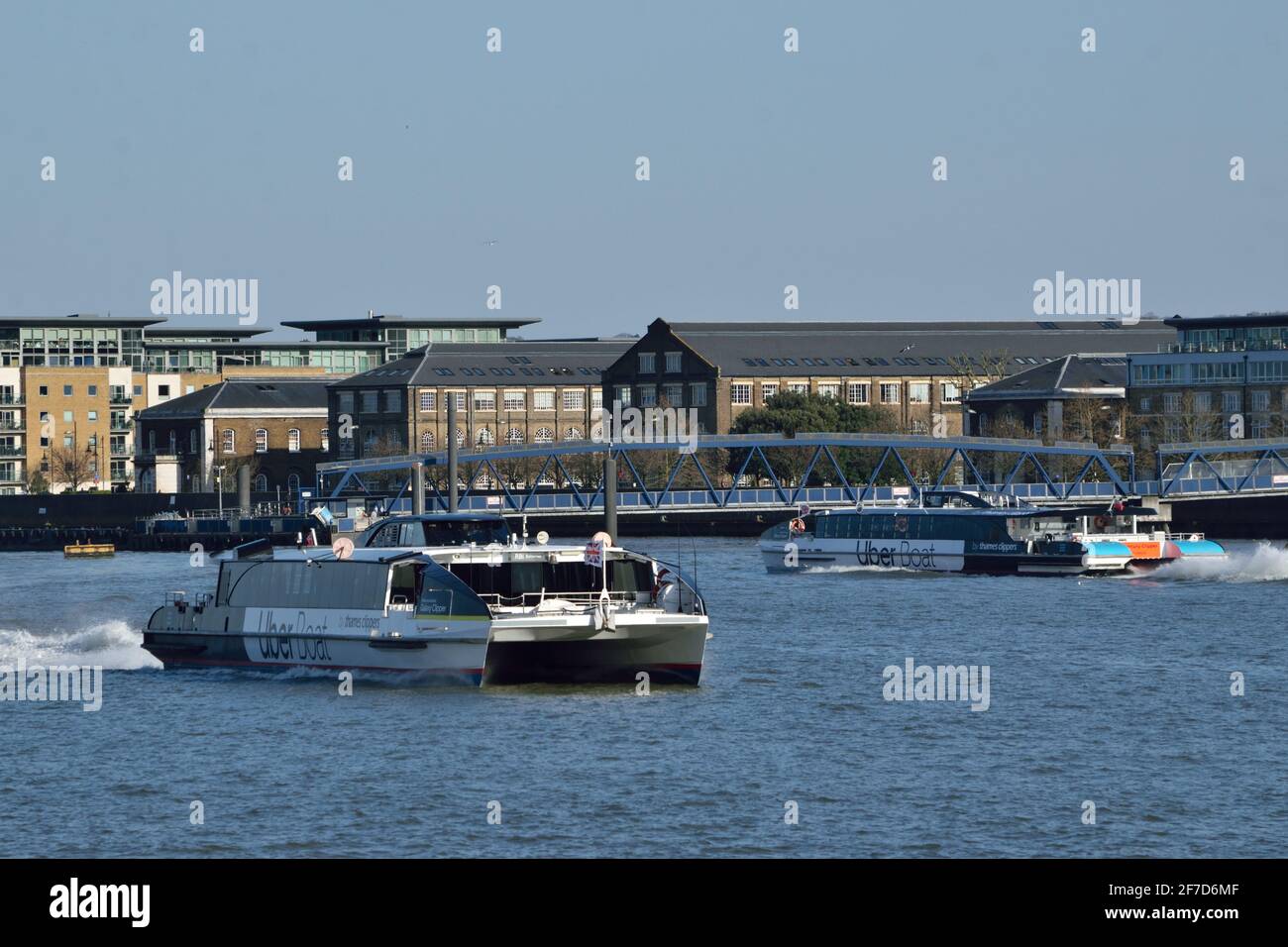 Uber Boat by Thames Clipper river bus service vessel Galaxy Clipper ...