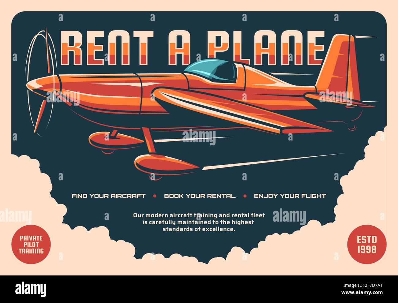 Airline advertising poster Stock Vector Images - Alamy