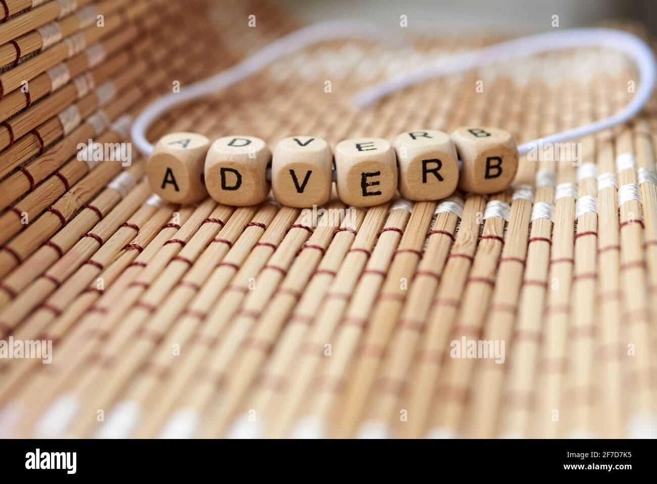 Word accustom lined with wooden cubes Stock Photo - Alamy