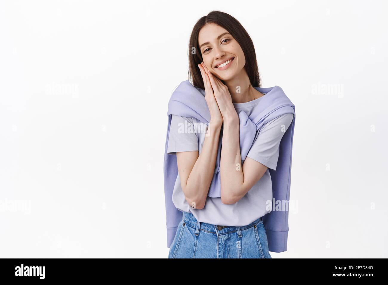 Resting Face On Hands High Resolution Stock Photography and Images - Alamy