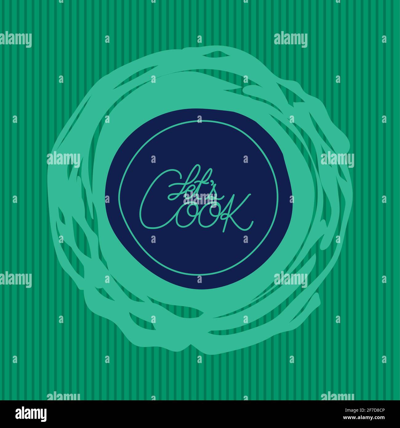 Lets cook illustration Stock Vector Images - Alamy