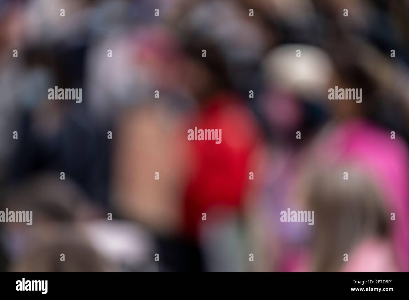 Blurred crowd background image. Abstract blurry colorful street ...