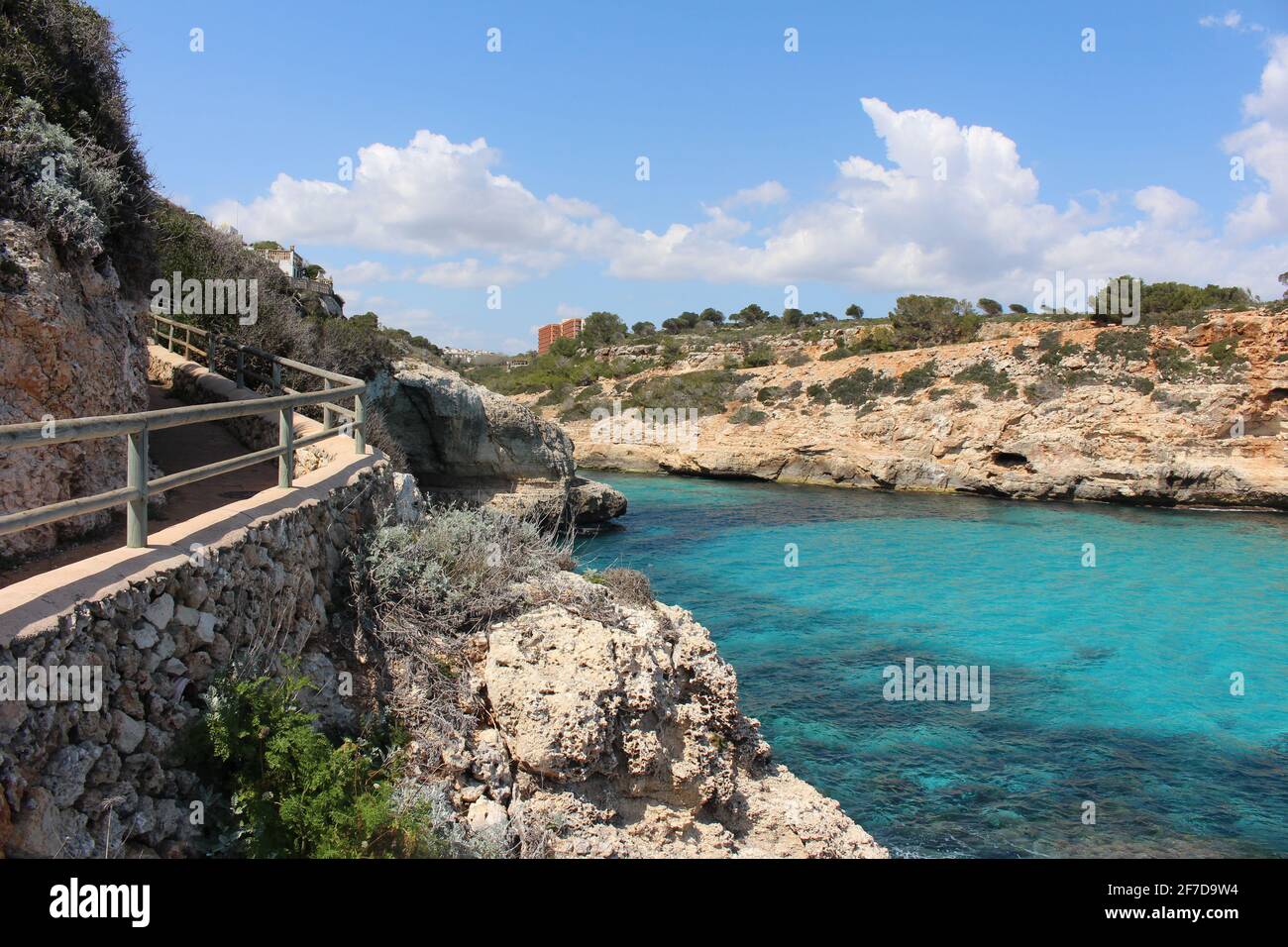 Cala Antena in Cales de Mallorca, Mallorca, Balearic Islands Stock ...
