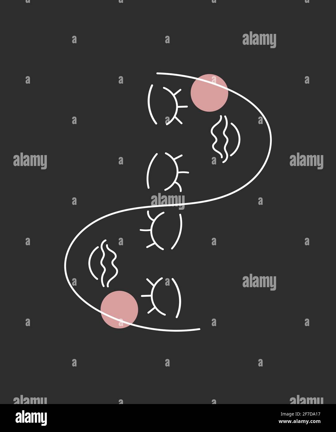 Symmetrical faces Stock Vector Images - Alamy