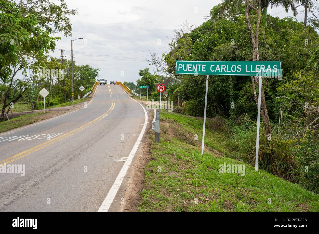 Carlos Lleras bridge at puerto lopez, Meta, Colombia Stock Photo - Alamy