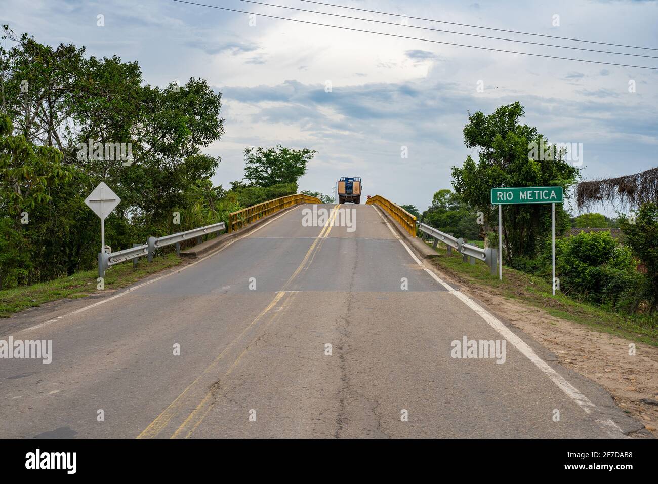 Carlos Lleras bridge at puerto lopez, Meta, Colombia Stock Photo - Alamy