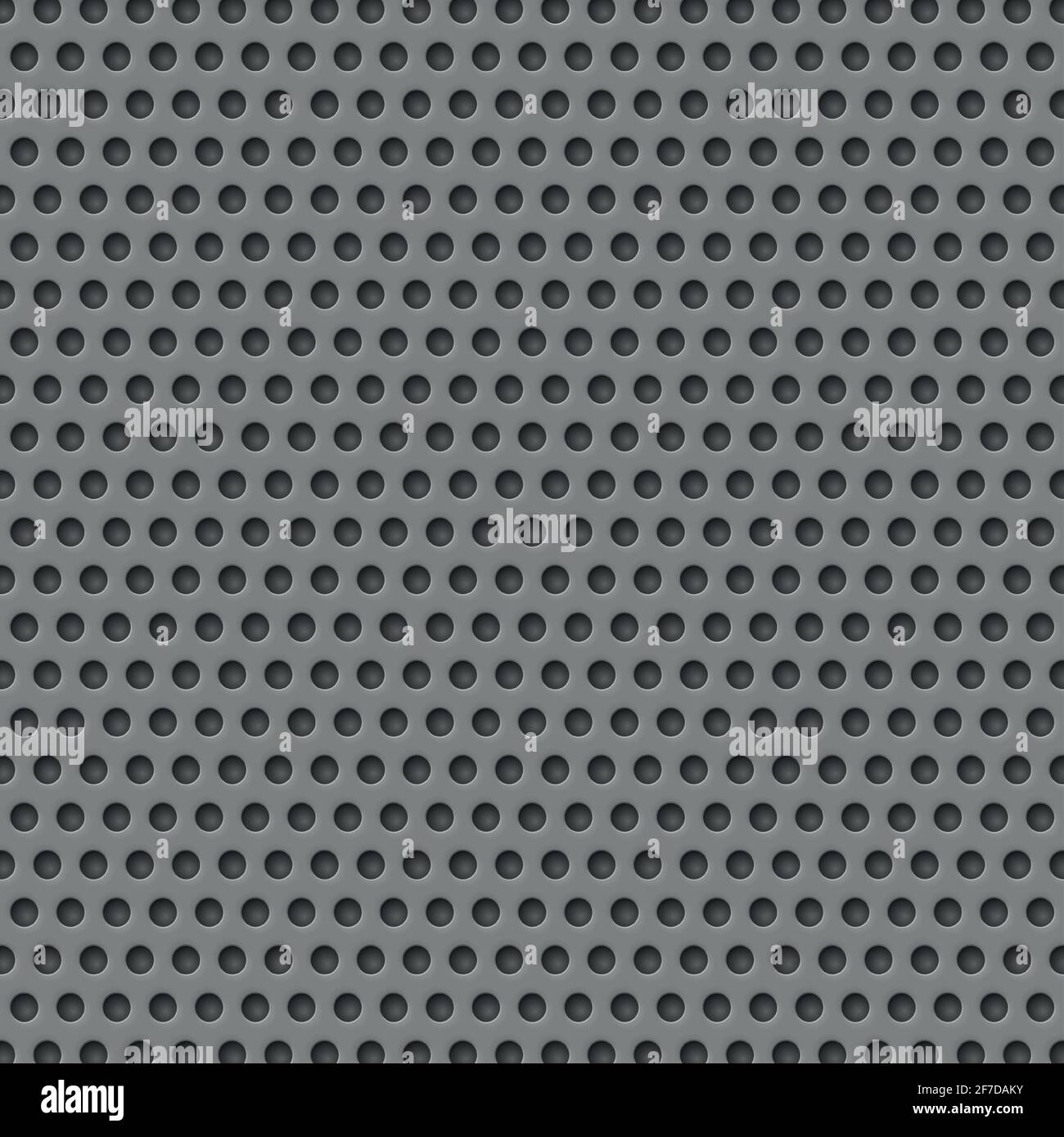Gray perforated background, many of the same holes - Vector ...