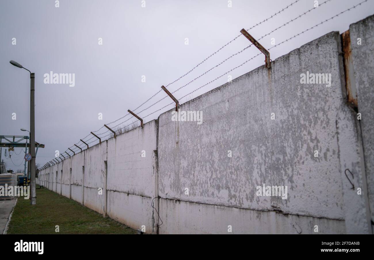 Old barracks fence hi-res stock photography and images - Alamy