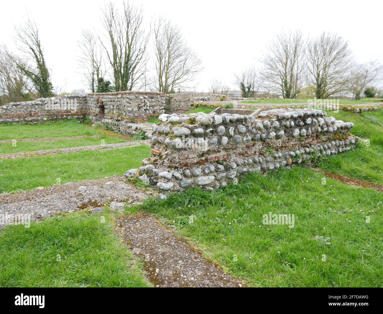 Richborough Roman Fort Stock Photo - Alamy