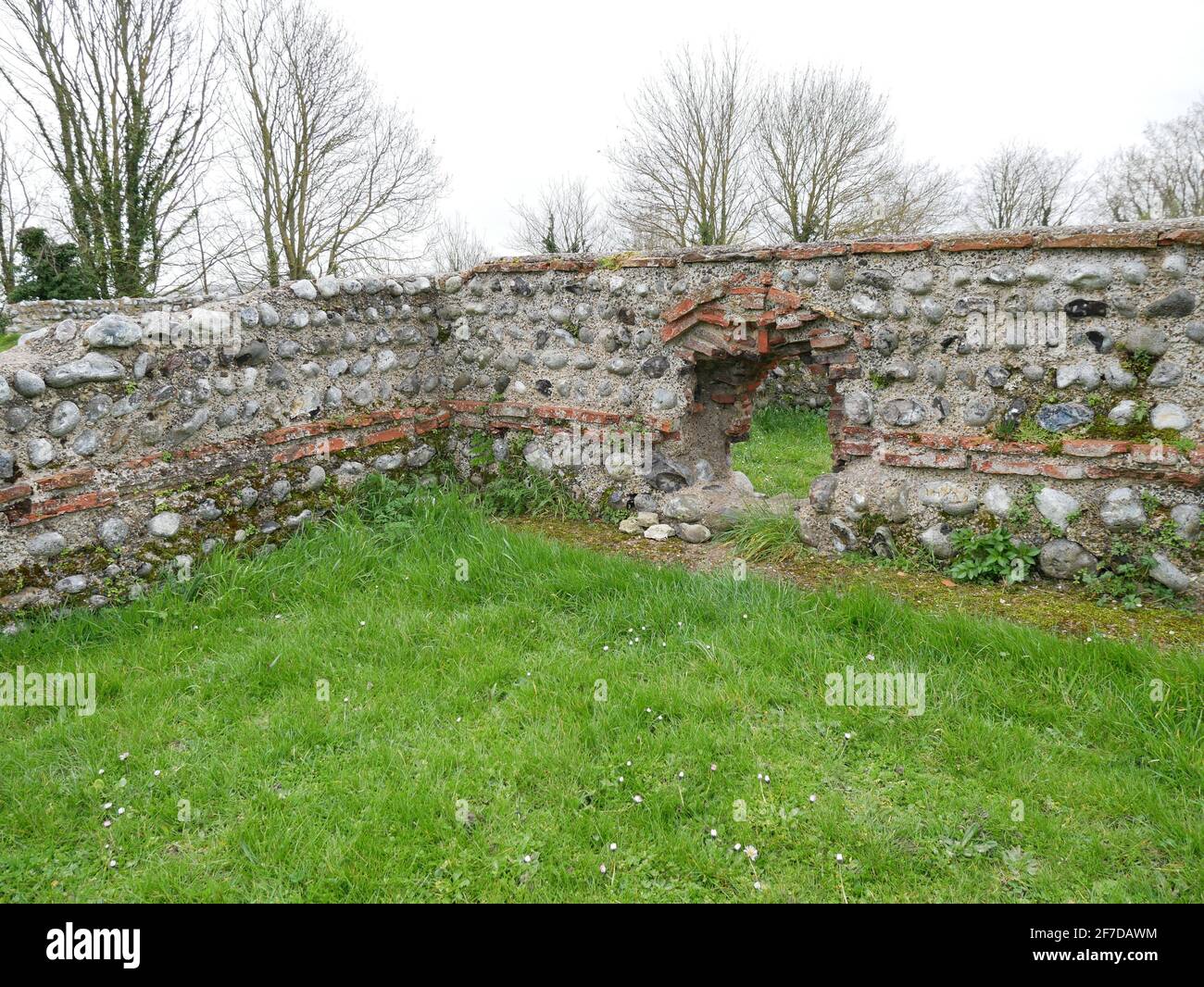 Richborough Roman Fort Stock Photo - Alamy
