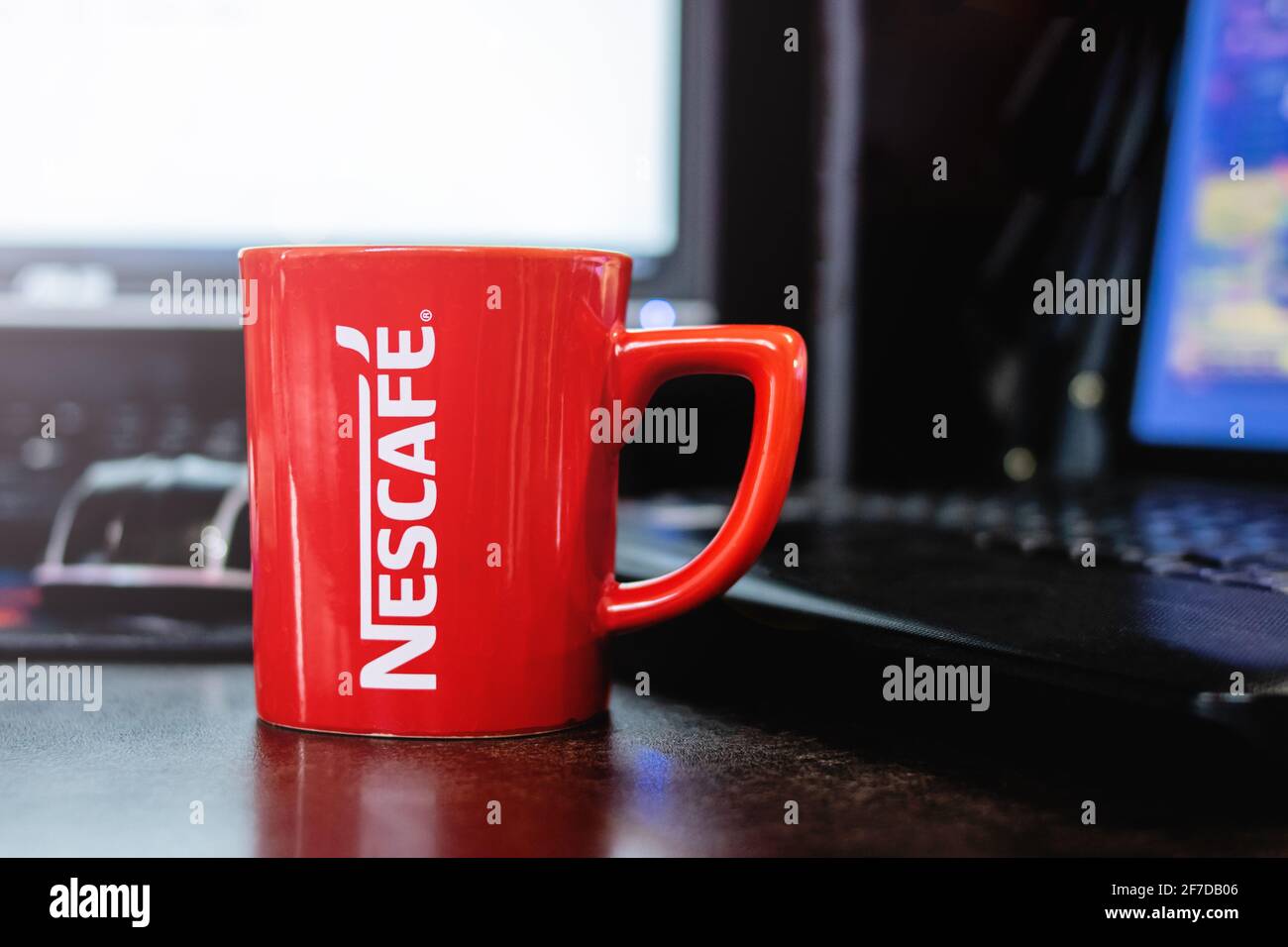 Nescafe red hi-res stock photography and images - Alamy