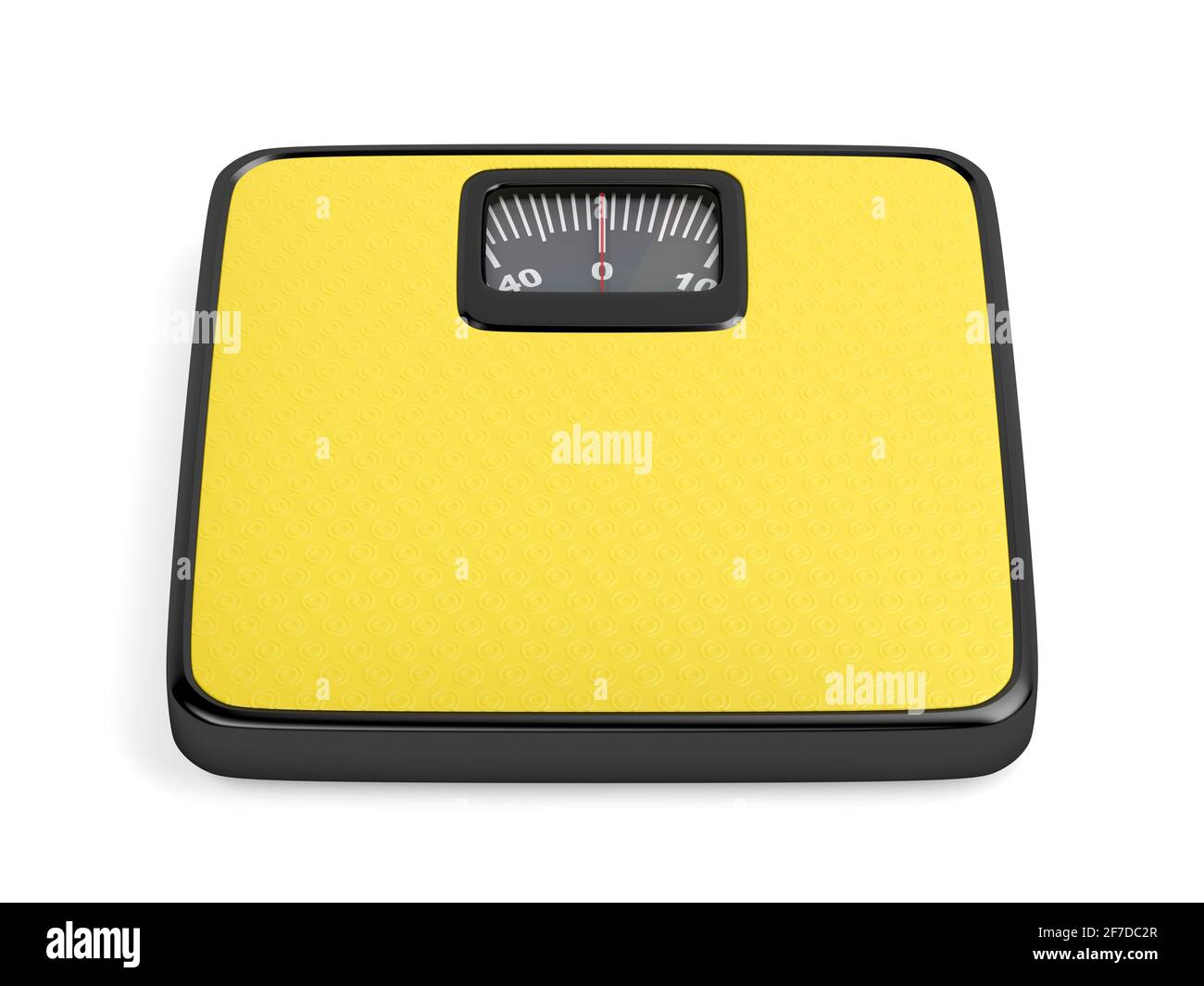 Weighing scale on white background Stock Photo - Alamy