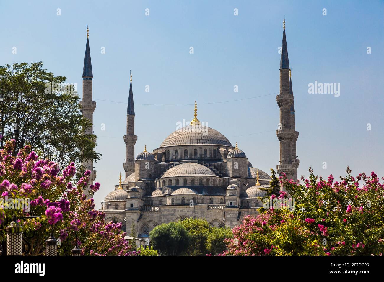 Blue mosque in Istanbul Turkey - architecture religion background Stock ...