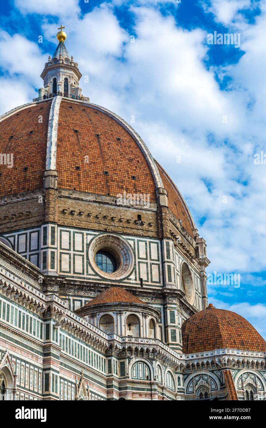 Santa Maria del Fiore in Florence in a summer day, Italy Stock Photo ...