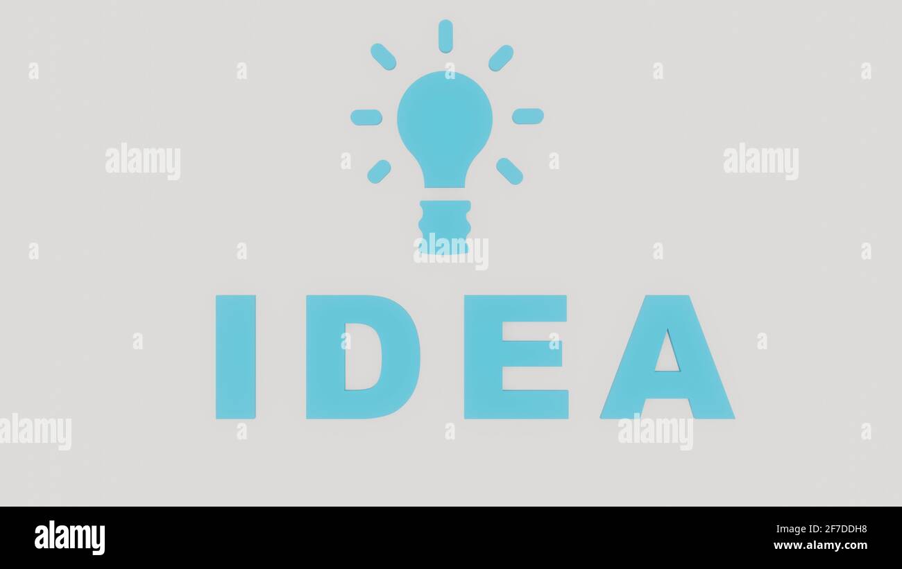 Solution idea concept wallpaper design Stock Photo - Alamy