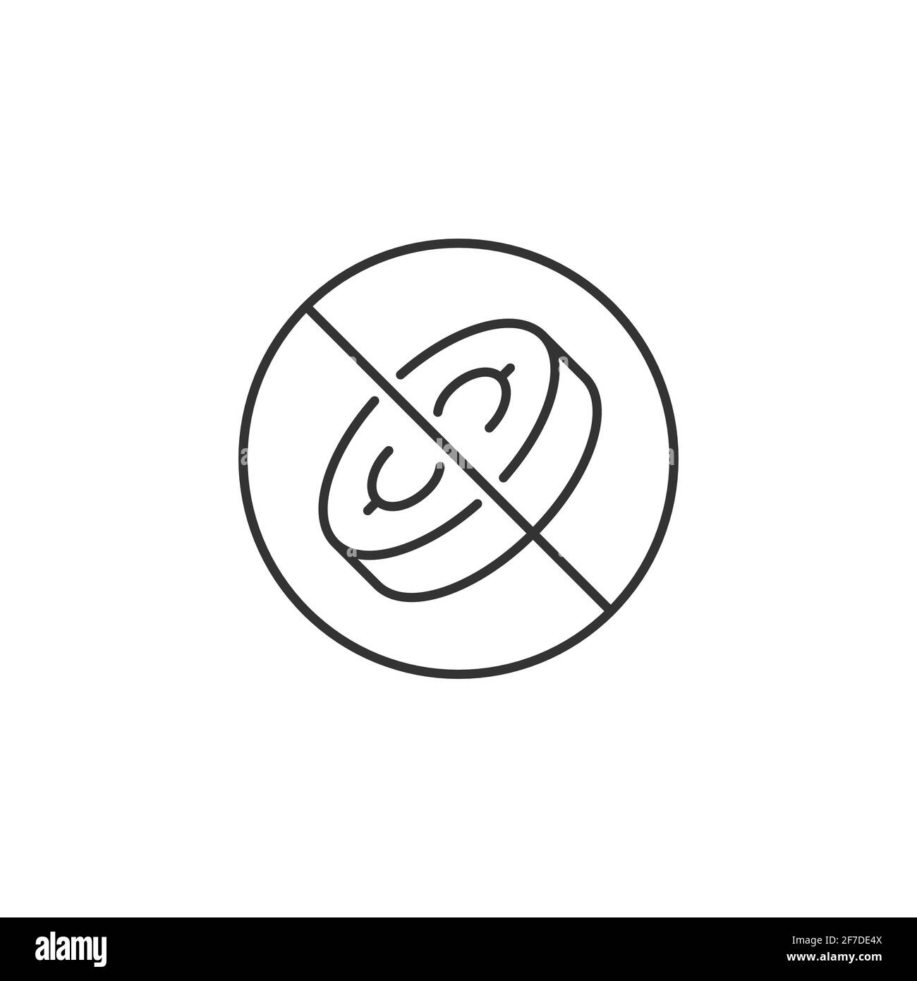 No coins Stock Vector Images - Alamy