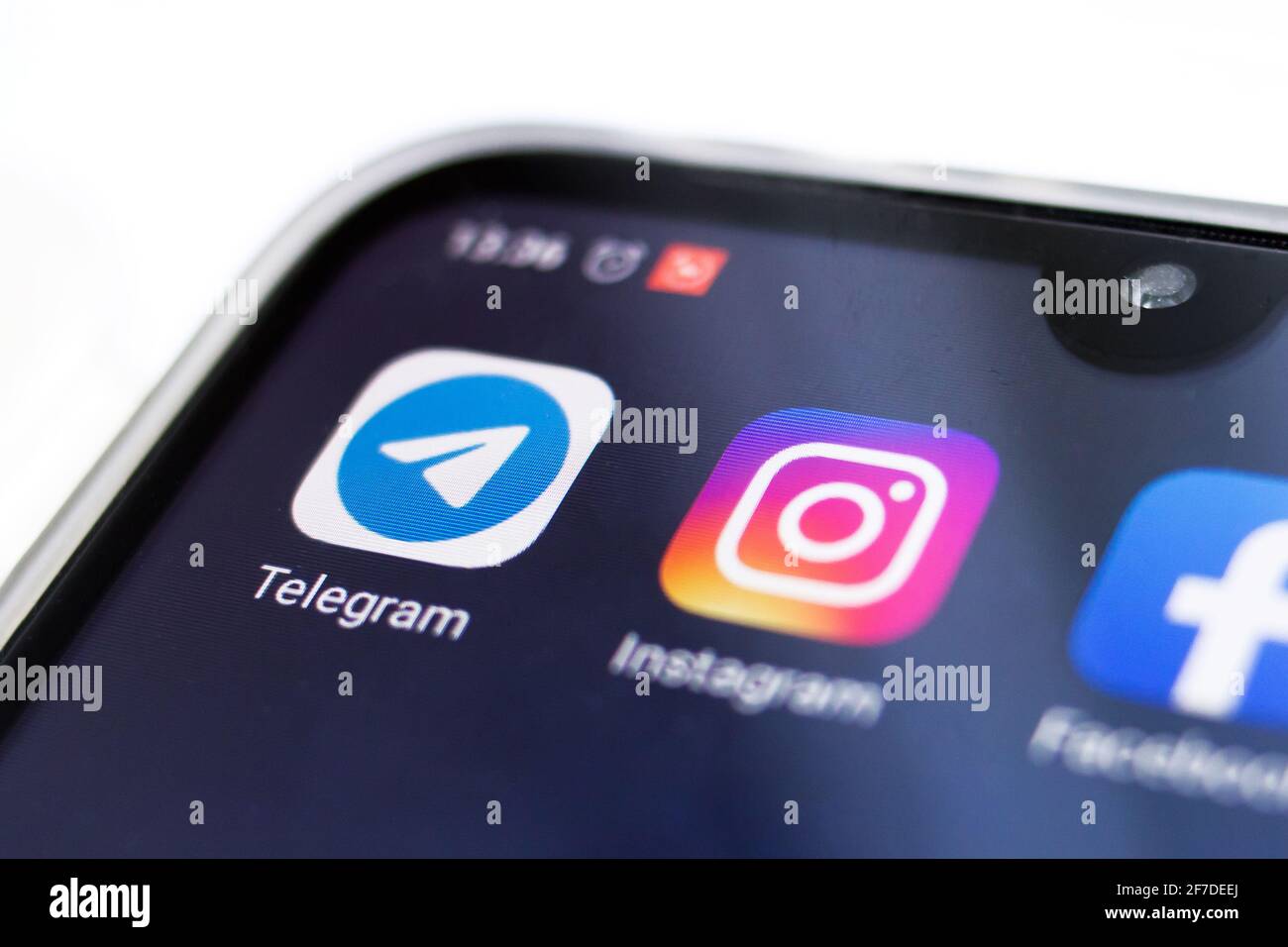 Telegram app icon hi-res stock photography and images - Alamy