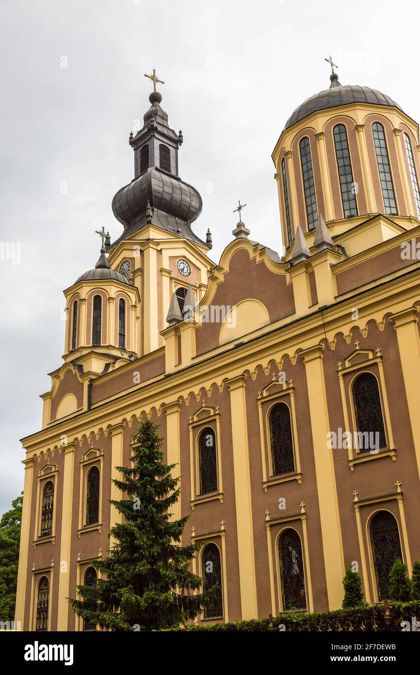 Orthodox cathedral church in Sarajevo in a beautiful summer day, Bosnia ...
