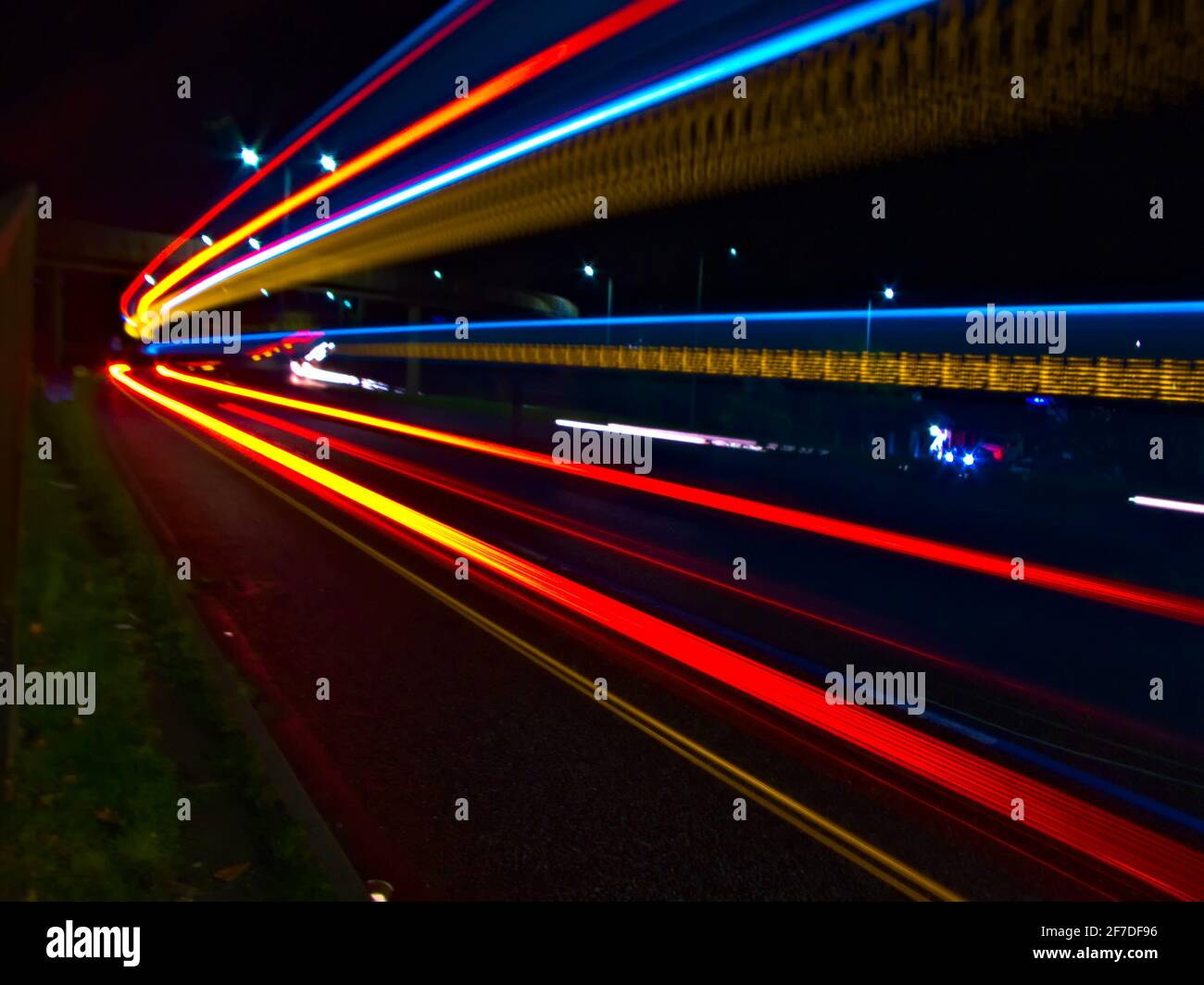 Car speeding night time hi-res stock photography and images - Alamy