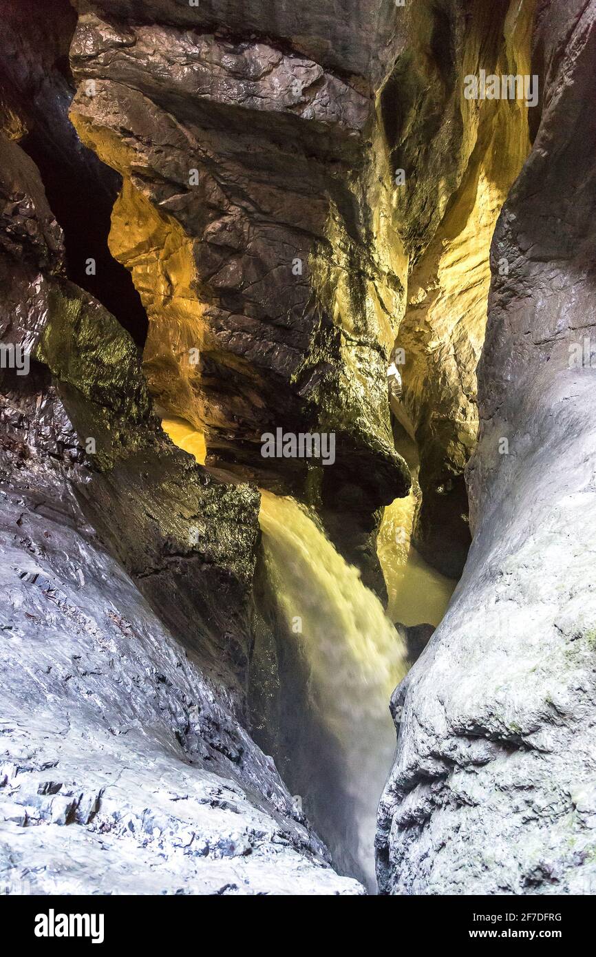 Trummelbach falls lauterbrunnen switzerland hi-res stock photography ...