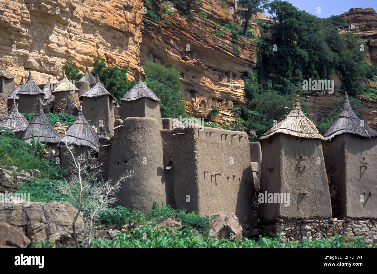 Irelli, Bandiagara Escarpment, Dogon Country, Mali Stock Photo - Alamy