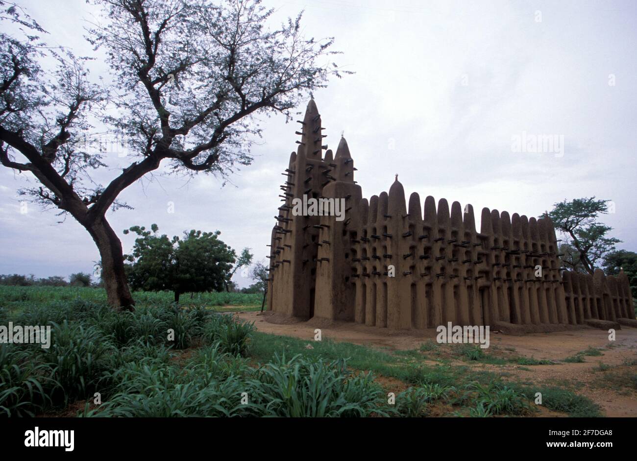 Mosque in Kani-Kombole, Cercle of Bankass, Dogon Country, Mali Stock ...