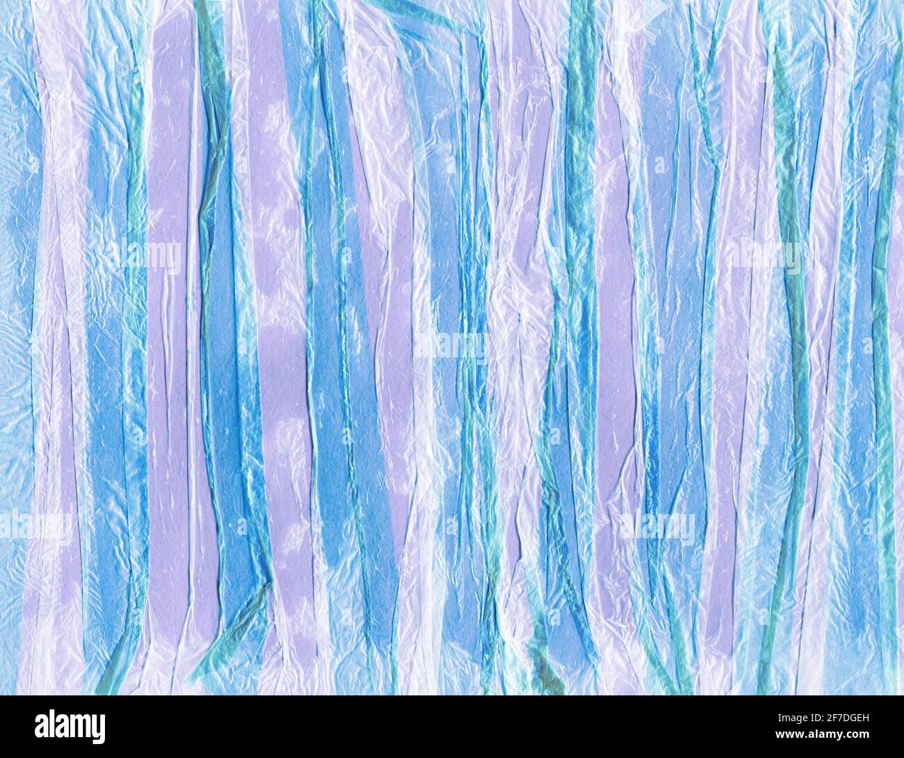 Contemporary abstract art illustration. Vertical paper strips and color ...