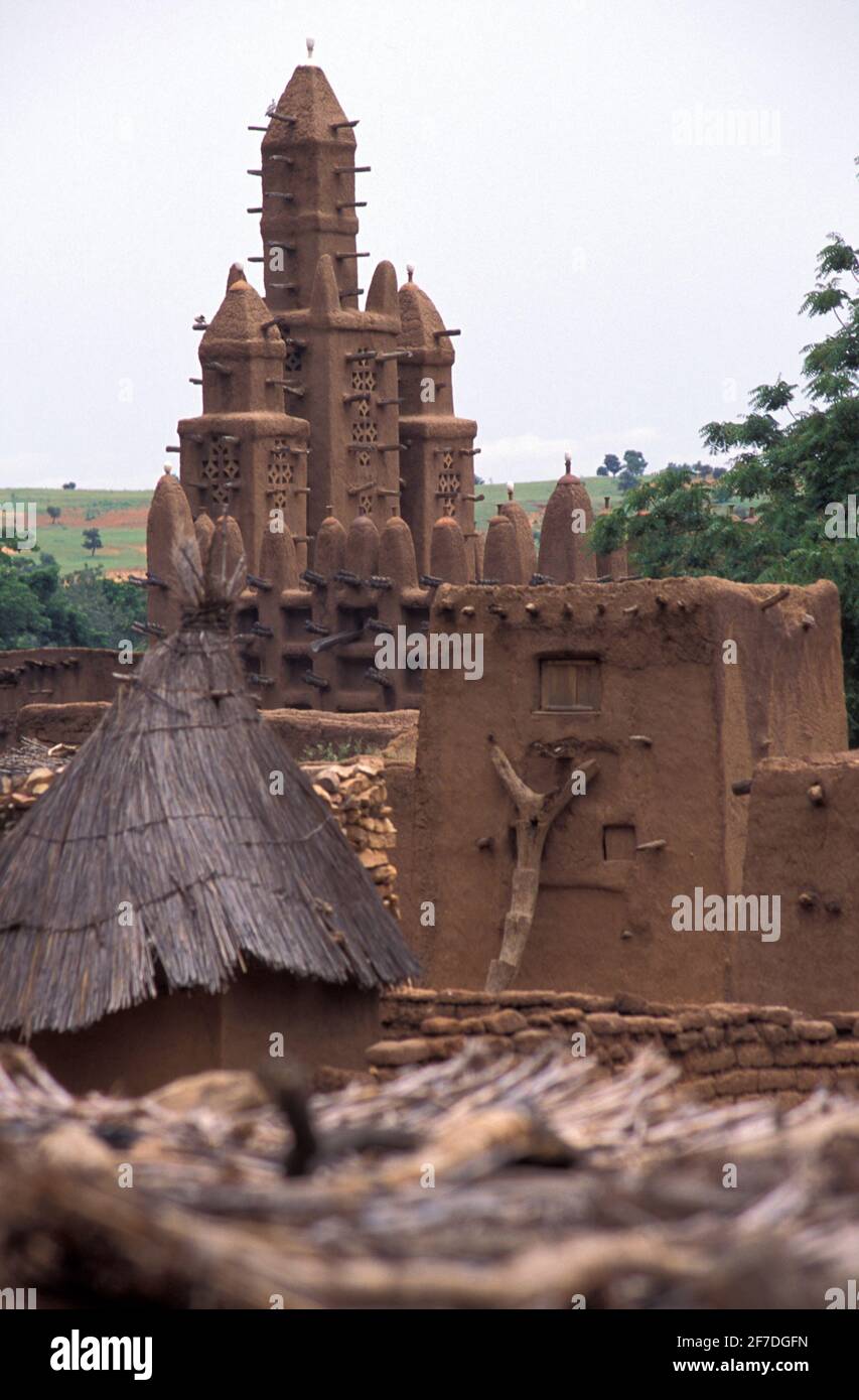 Mosque in Teli, Dogon Country, Mali Stock Photo - Alamy