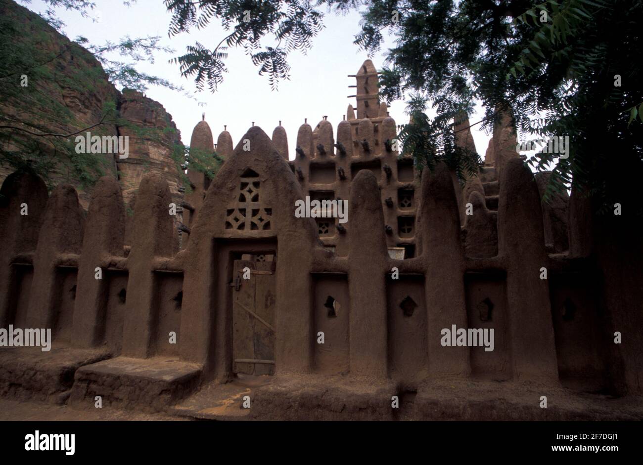 Mosque in Teli, Dogon Country, Mali Stock Photo - Alamy