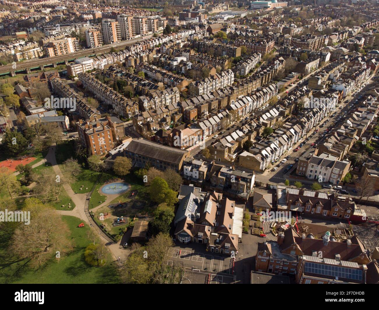 West hampstead london aerial hi-res stock photography and images - Alamy