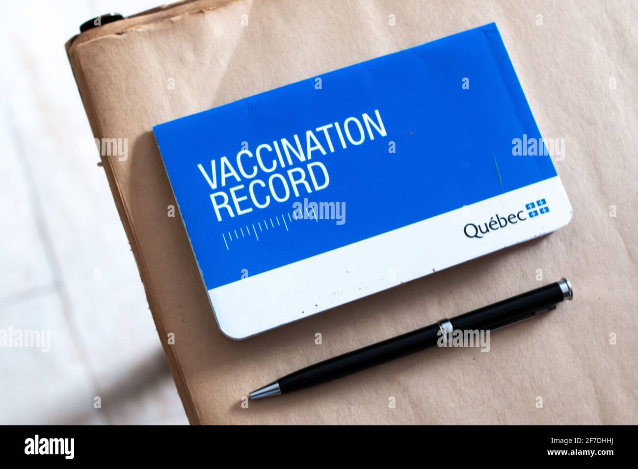 Immunization record hi-res stock photography and images - Alamy