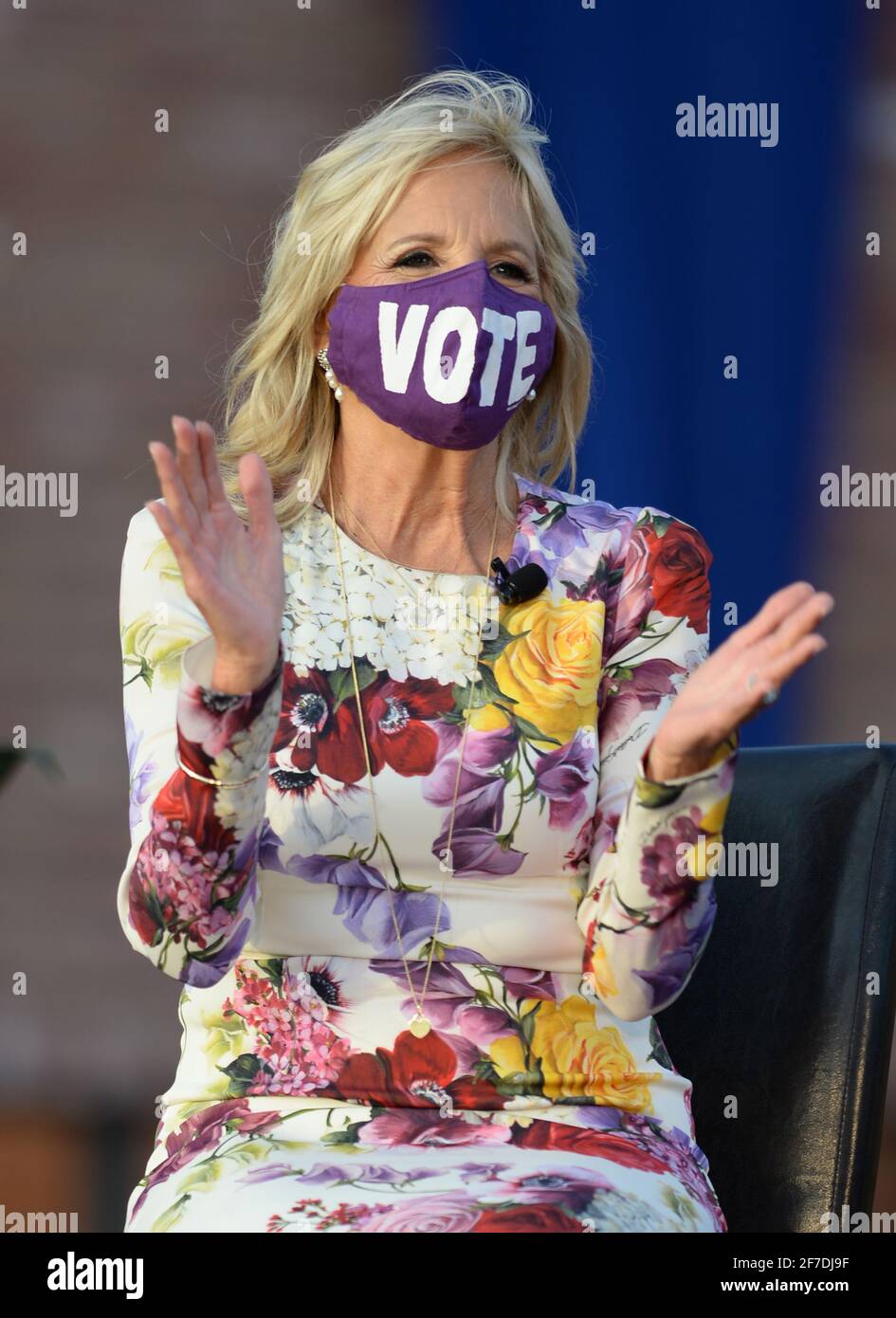Boca Raton - FL - 20201005 - Dr Jill Biden attend a Drive-In Rally ...