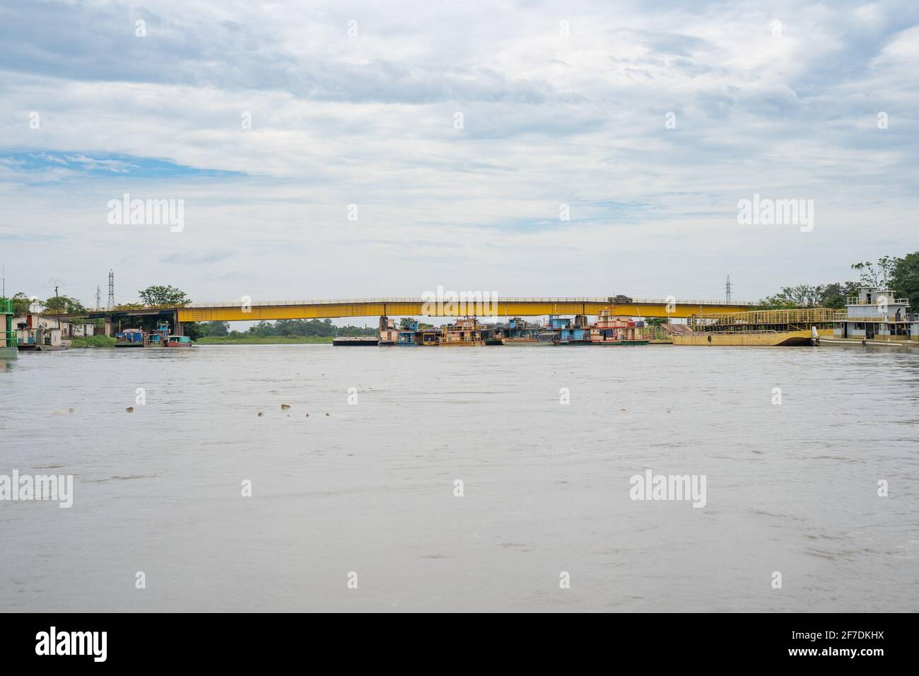 Carlos Lleras bridge at Puerto Lopez, Meta, Villavicencio, Colombia ...