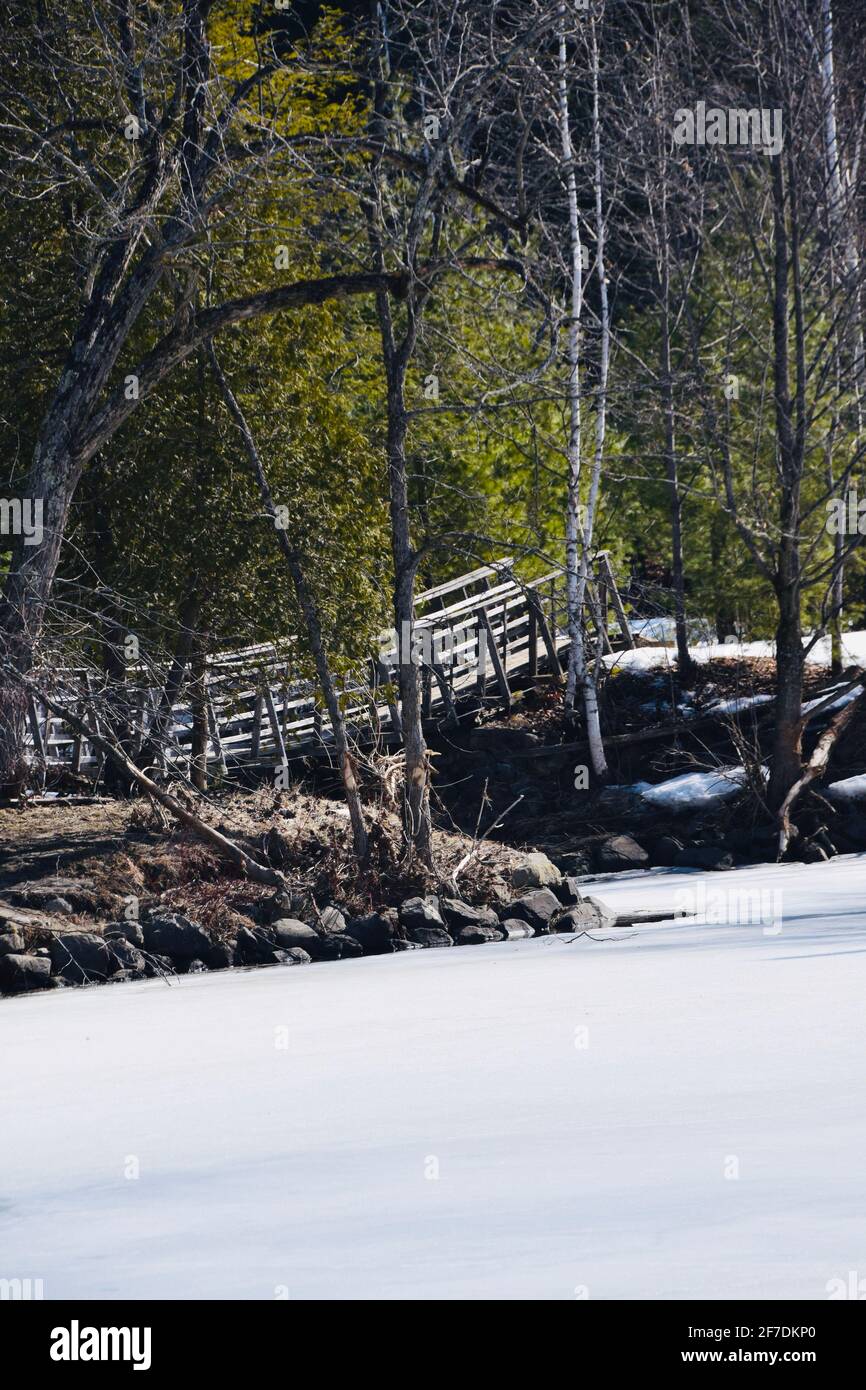 The Wilson waterfalls north of Montreal. A local favourite to escape ...