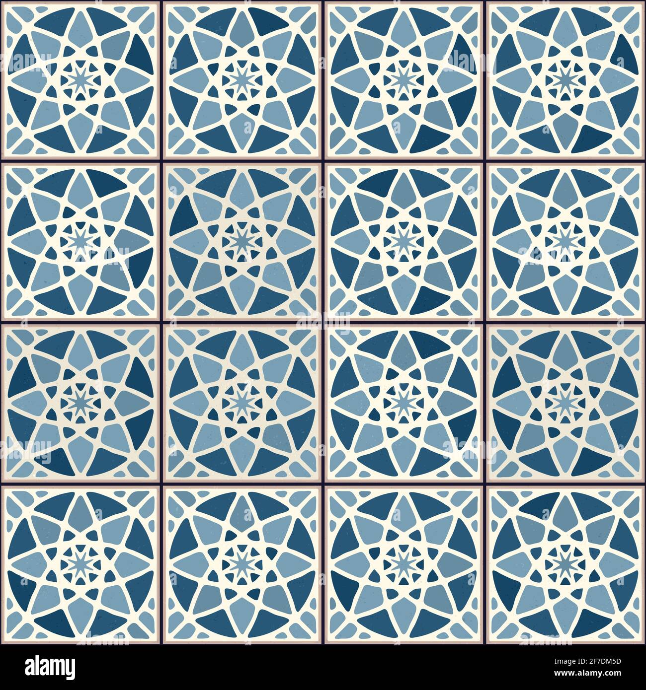 Vintage ceramic tiles vector pattern Stock Vector Image & Art - Alamy
