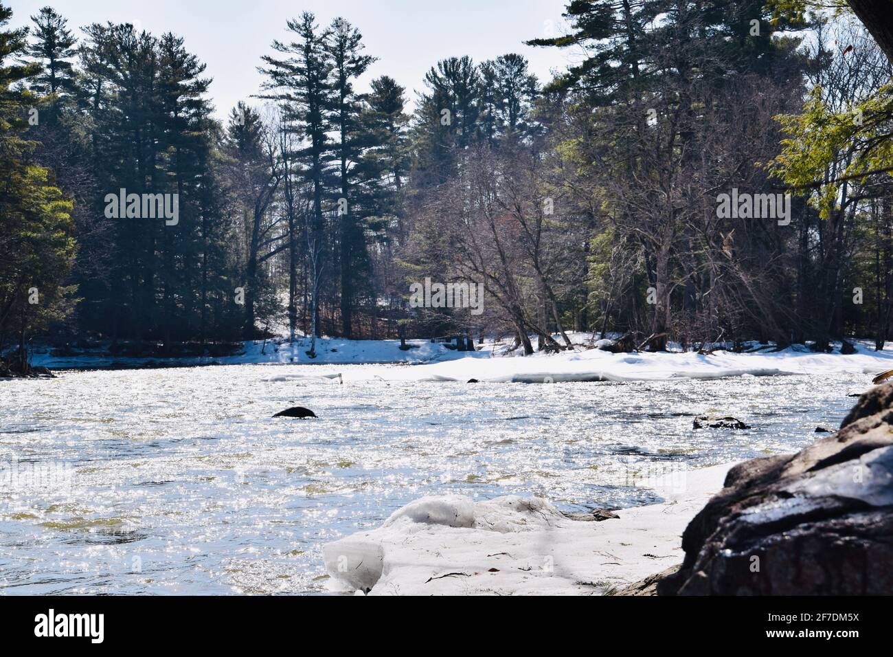 The Wilson waterfalls north of Montreal. A local favourite to escape ...