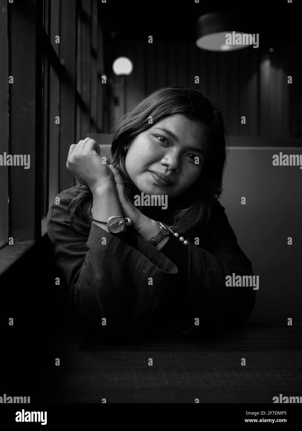 Black and White images of Indonesian Female Stock Photo - Alamy