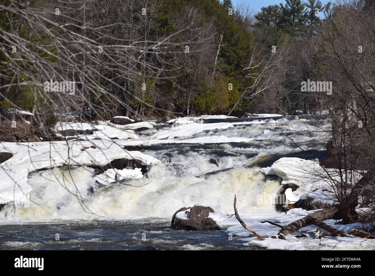 The Wilson waterfalls north of Montreal. A local favourite to escape ...