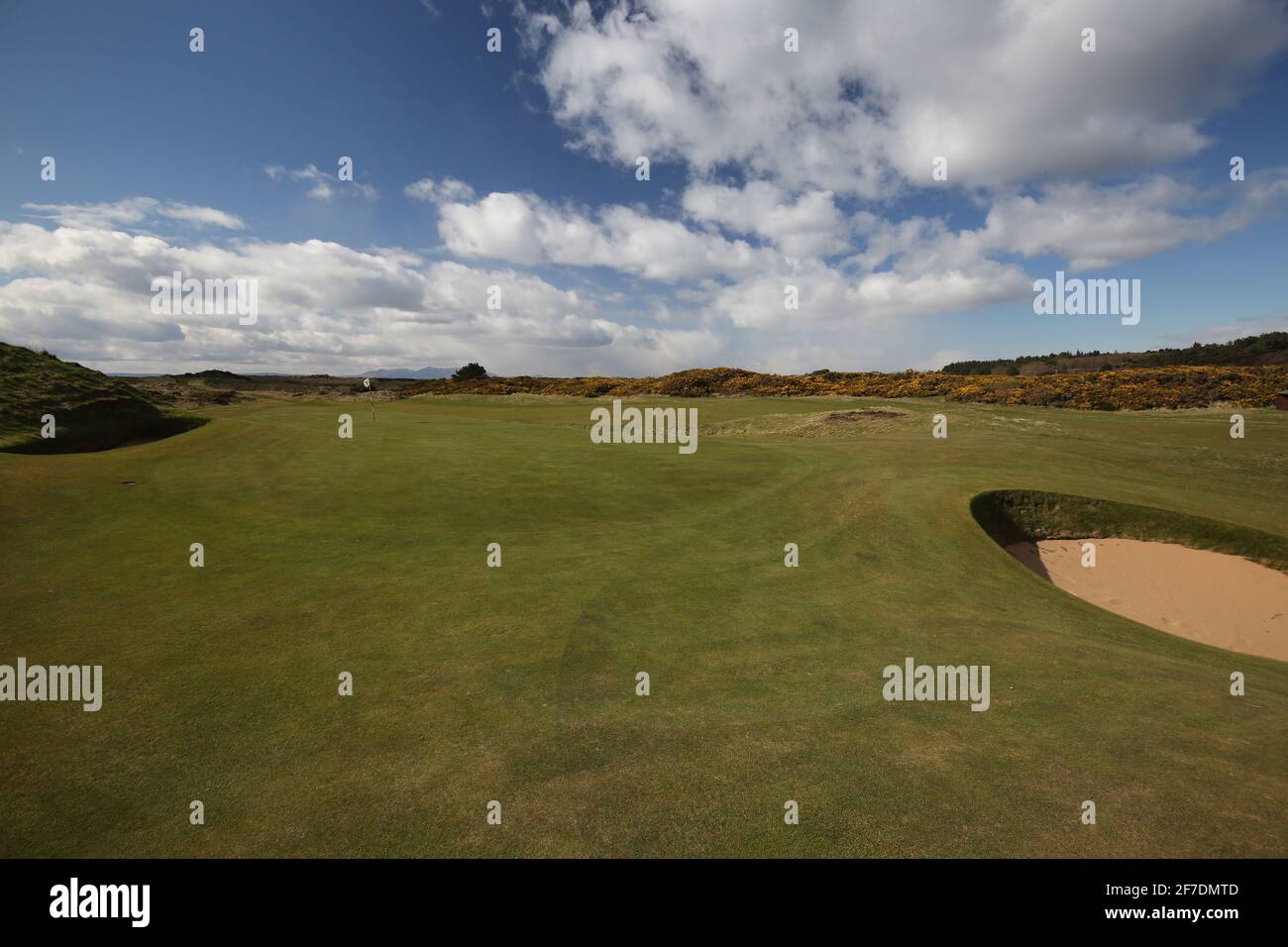 Scotland, Ayrshire, Royal Troon Championship Golf Course. The legendary ...