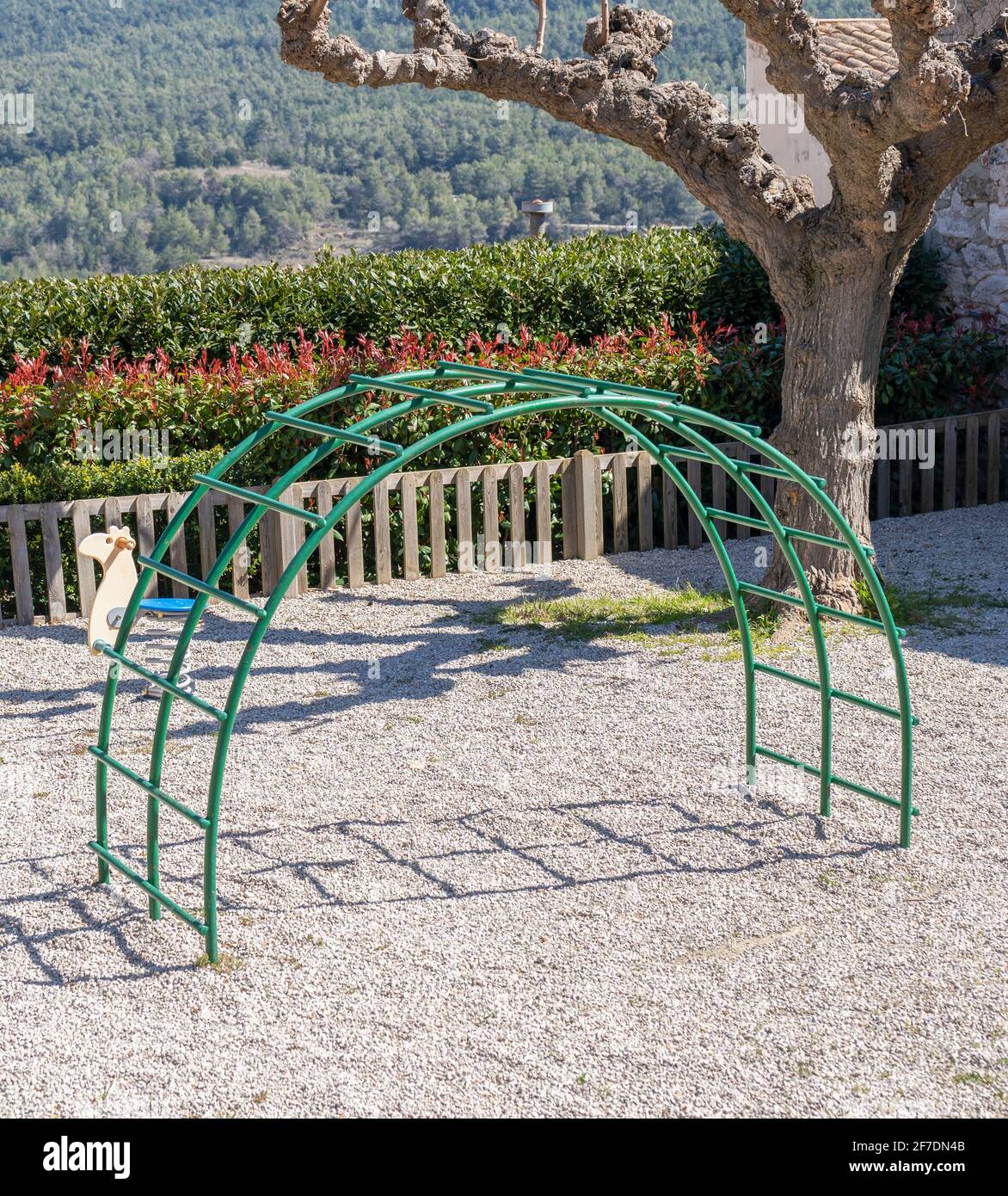 Vintage playground equipment hi-res stock photography and images - Alamy